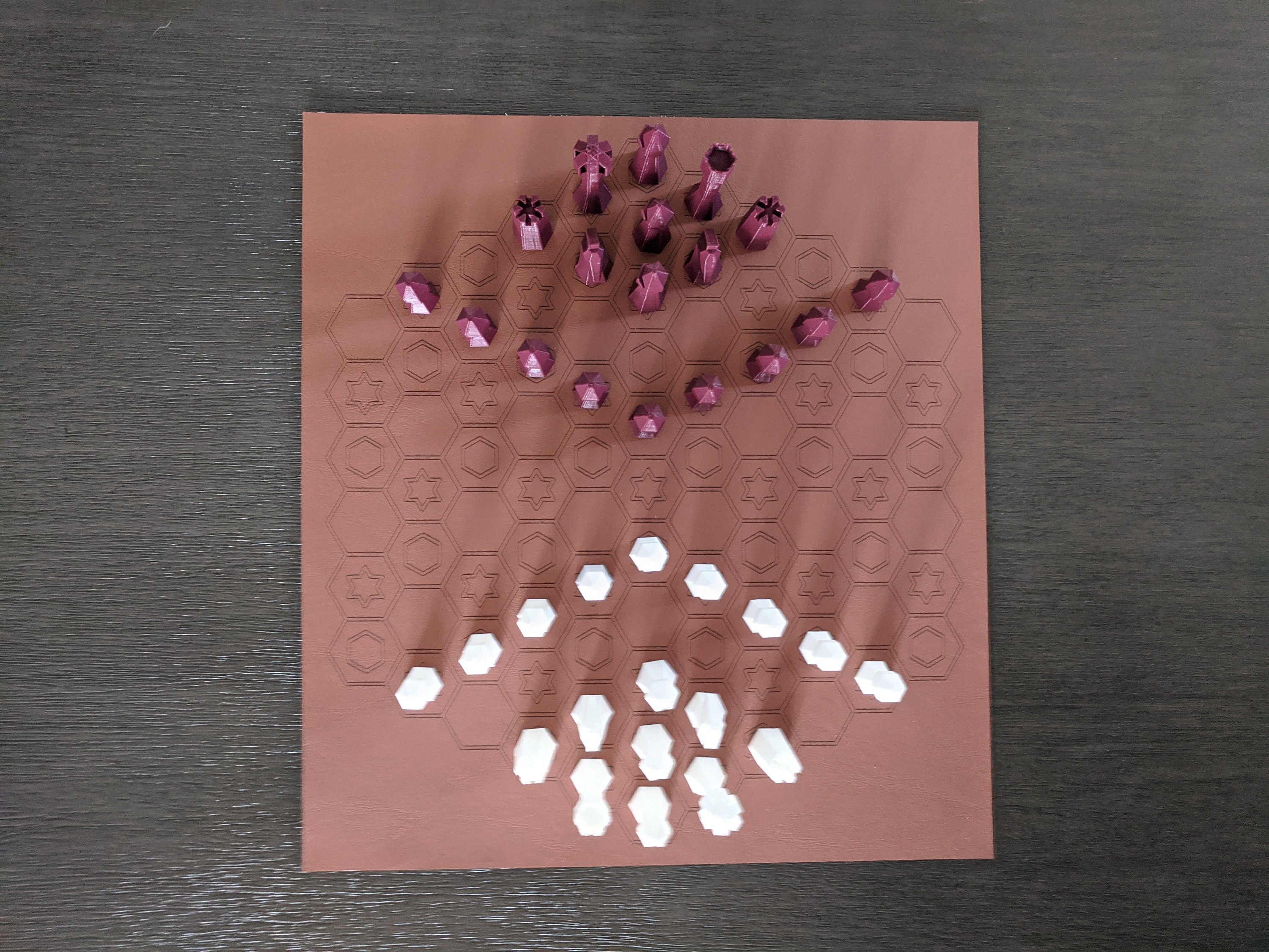 Gliński Hexagonal Chess Set - Etsy