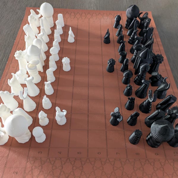 Medieval Chess Set - Etsy