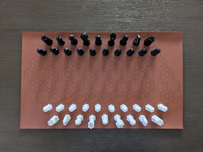 Brusky Hexagonal Chess Set - Etsy