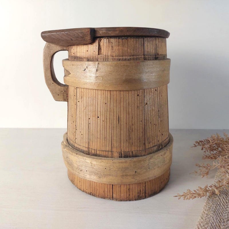 Wooden Jug - Etsy