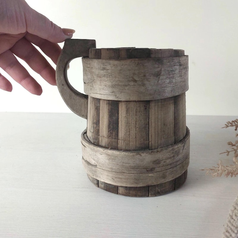 Wooden Jug - Etsy