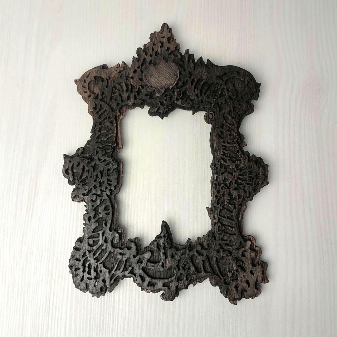 Vintage Wooden Carved Frame for a Photo. Timeless Piece for Your Art ...