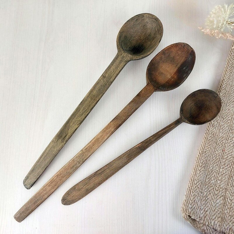 Big Wooden Spoon - Etsy