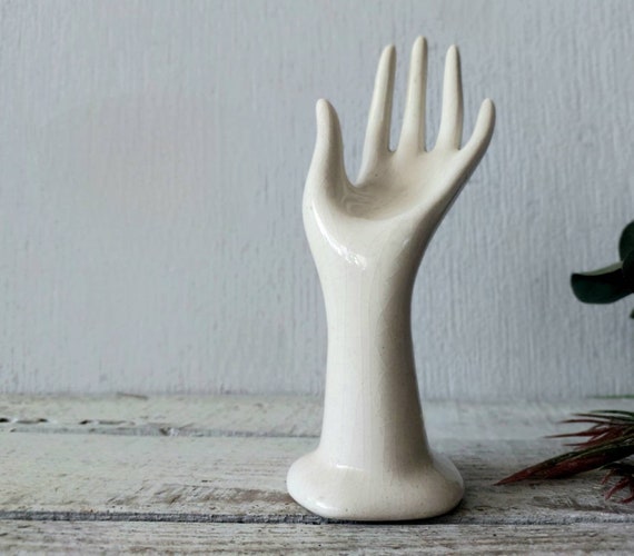 White Porcelain Hand Model. Vintage Manikin. - Etsy