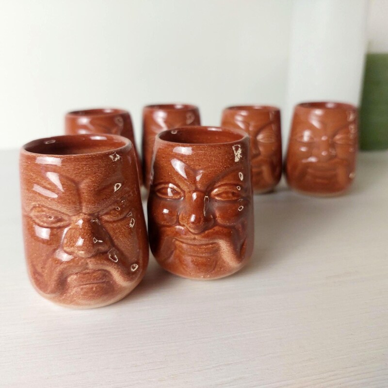 Ceramic Shot Glasses - Etsy