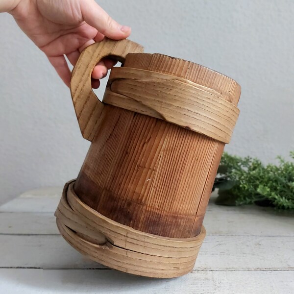 Wooden Jug - Etsy