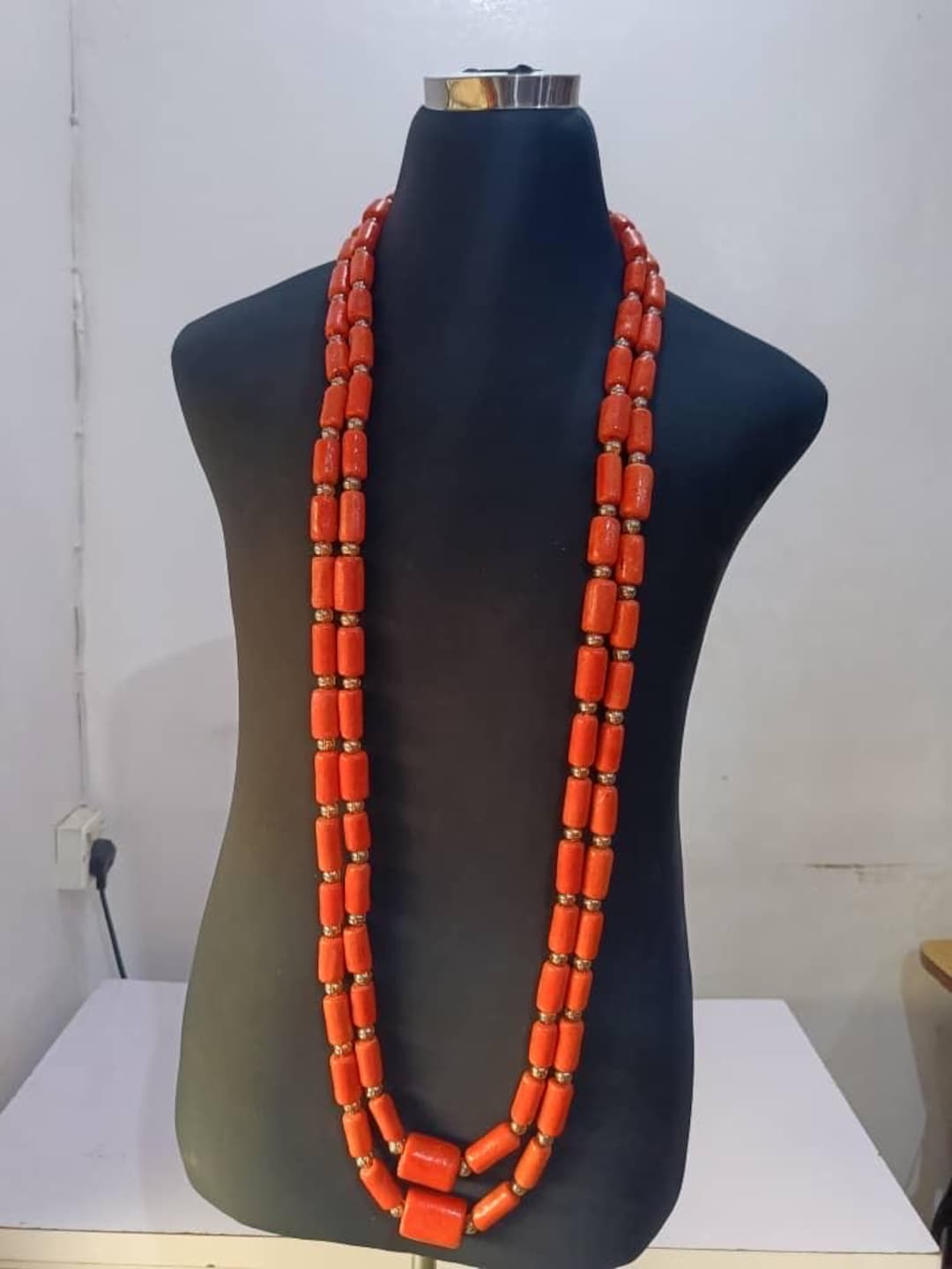 African Benin Coral Beads Jewelry Set | Nigerian Wedding Accessories - Etsy