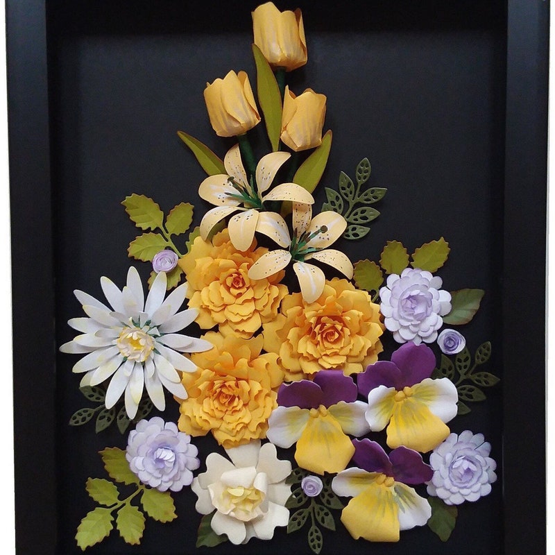 3d Flower Wall Art - Etsy
