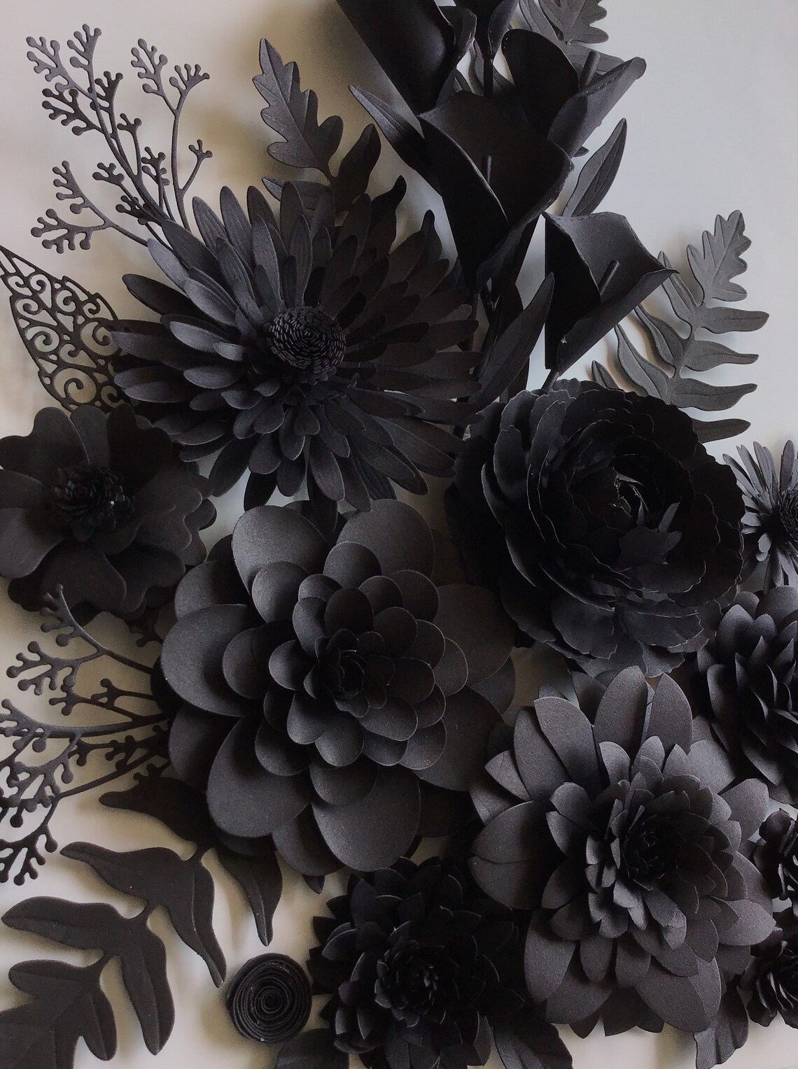 Shadow Box Frame Flower Wall Art Handcrafted Peony Mum Lilies Beauty 3D ...