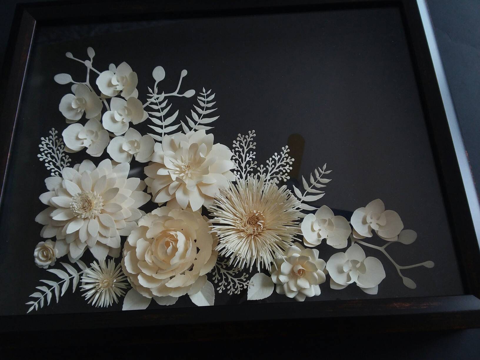 Orchids Roses Lilies Mum 3D Handcrafted Paper Floral - Etsy