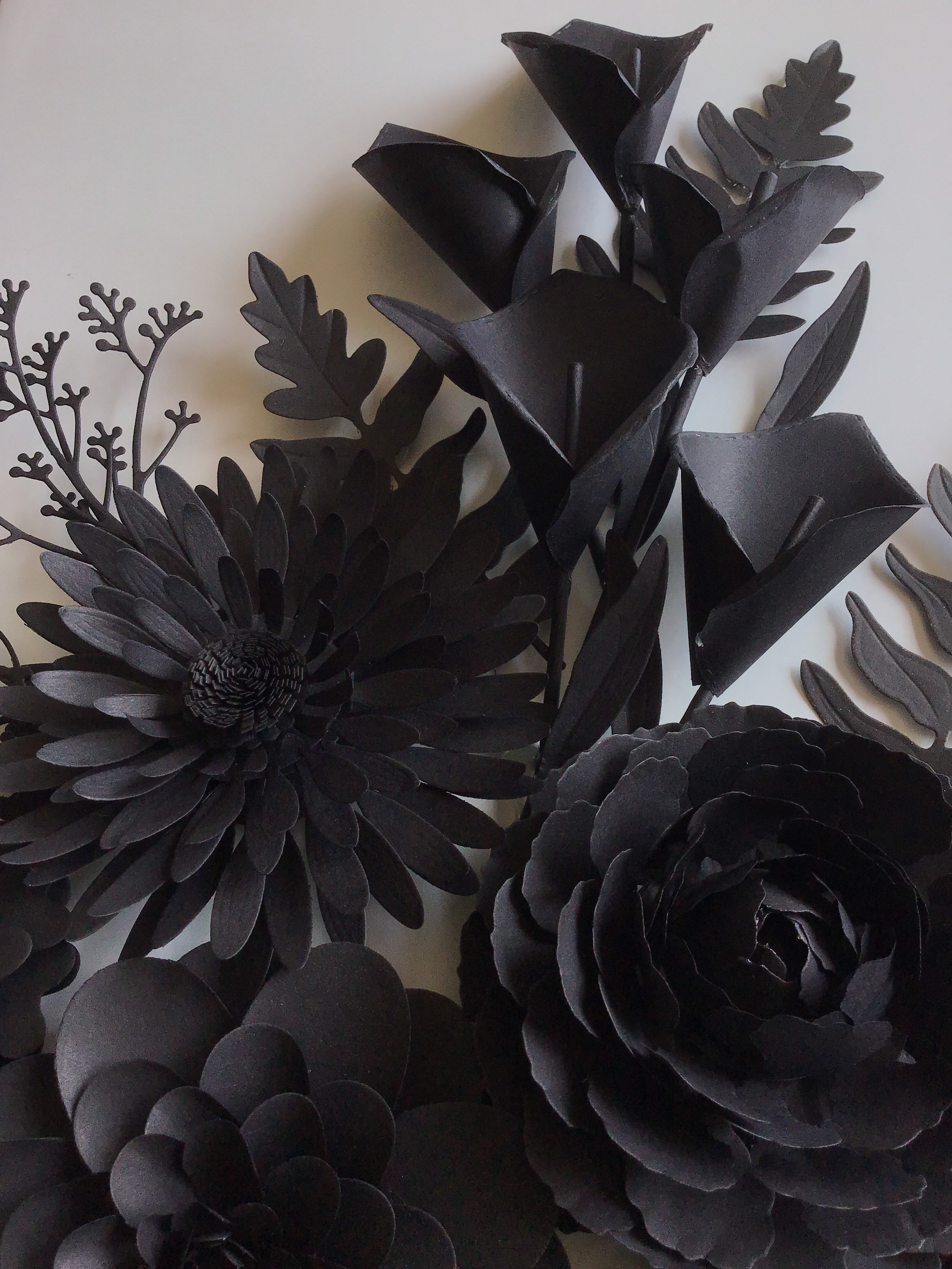 Shadow Box Frame Flower Wall Art Handcrafted Peony Mum Lilies Beauty 3D ...