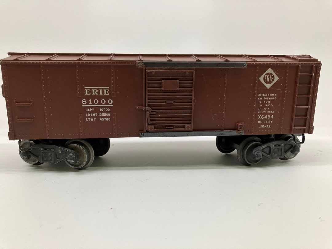 Lionel X6454 O Scale Erie Box Car 81000 Used - Etsy