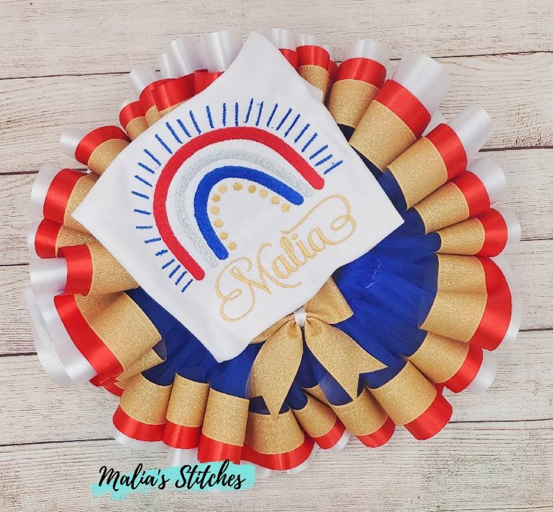 Boho Rainbow 4th of July Outfit, Girls 4th of July Outfit, Boho Rainbow ...