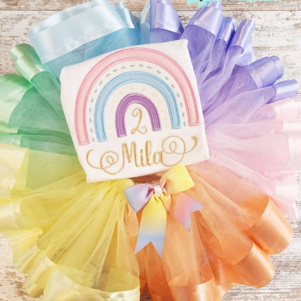 Pastel Rainbow Birthday - Etsy