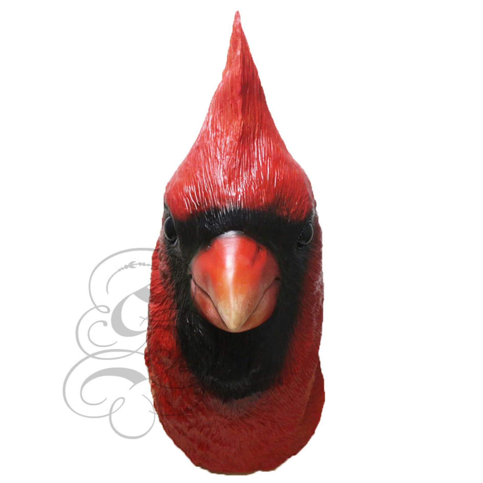 Latex Realistic Animal Red Cardinal Bird Mask for Cosplay - Etsy UK