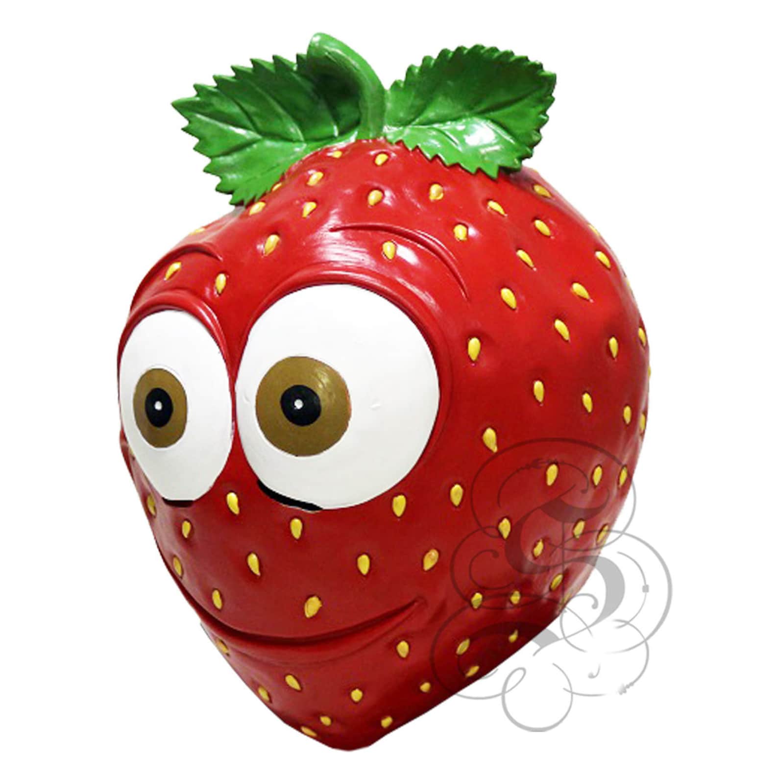 Latex STRAWBERRY Fruit Head Mask for Halloween Cosplay Movie - Etsy