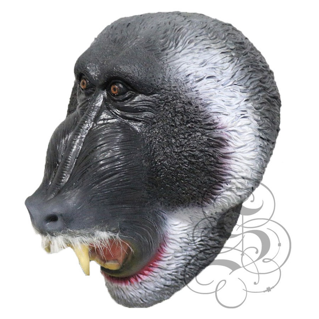 Deluxe Latex Realistic Animal Baboon Mask Ape for Cosplay - Etsy UK