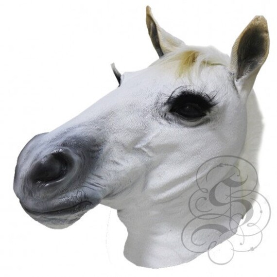 White Horse Head Mask