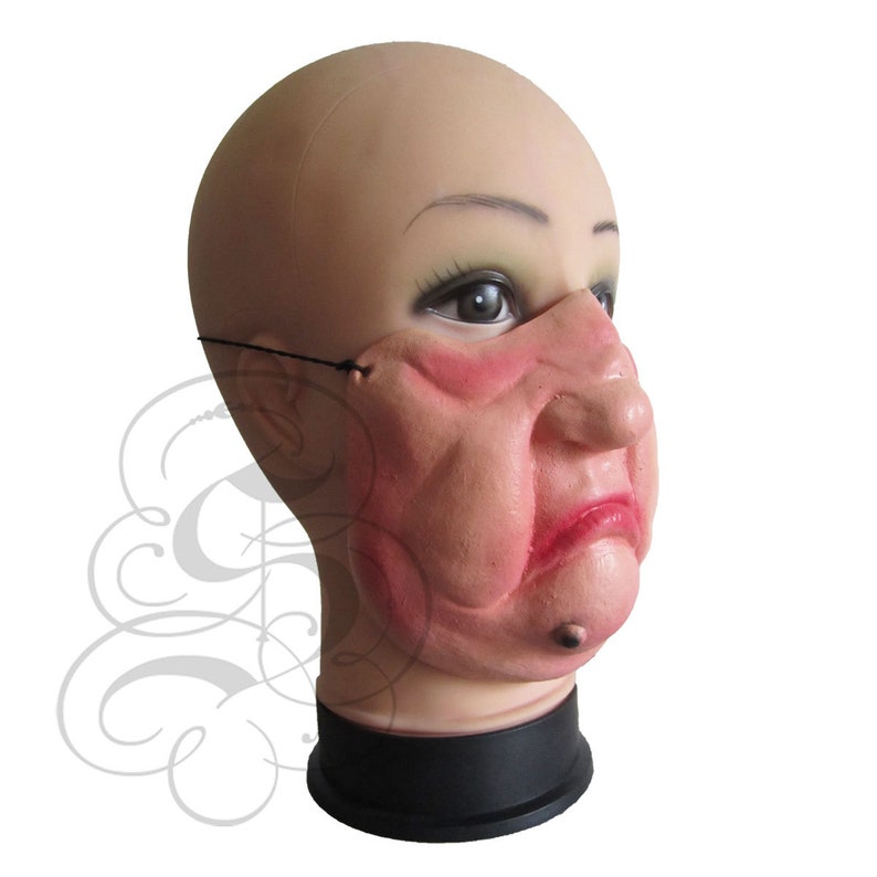 Latex Half Face Droopy Sad Face Mask for Comedy Funny Homour - Etsy UK