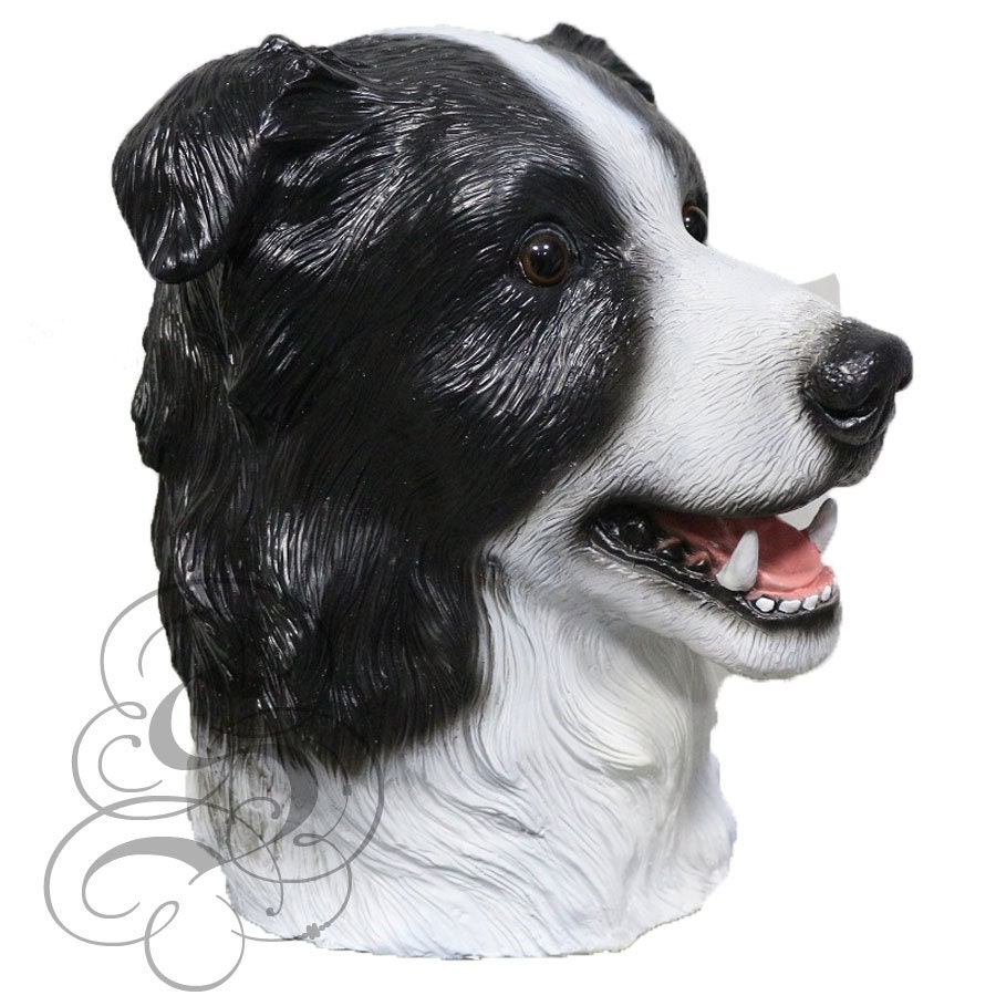 Deluxe Latex Realistic Animal BORDER COLLIE DOG Mask for - Etsy UK