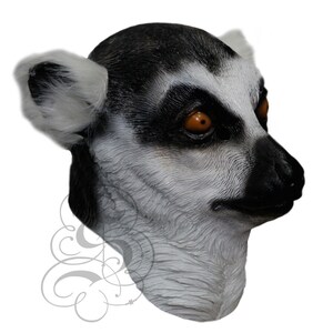 Deluxe Latex Realistic Animal LEMUR Mask for Cosplay Halloween - Etsy UK