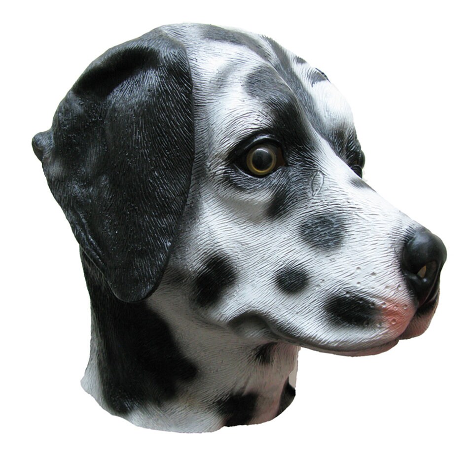 Latex Realistic Poodle Border Collie Dalmatian GSD Dog Mask - Etsy UK