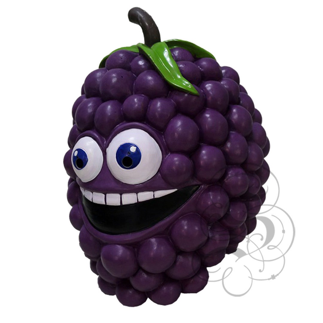 Latex GRAPES Fruit Head Mask for Halloween Cosplay Movie Theme Mascot ...