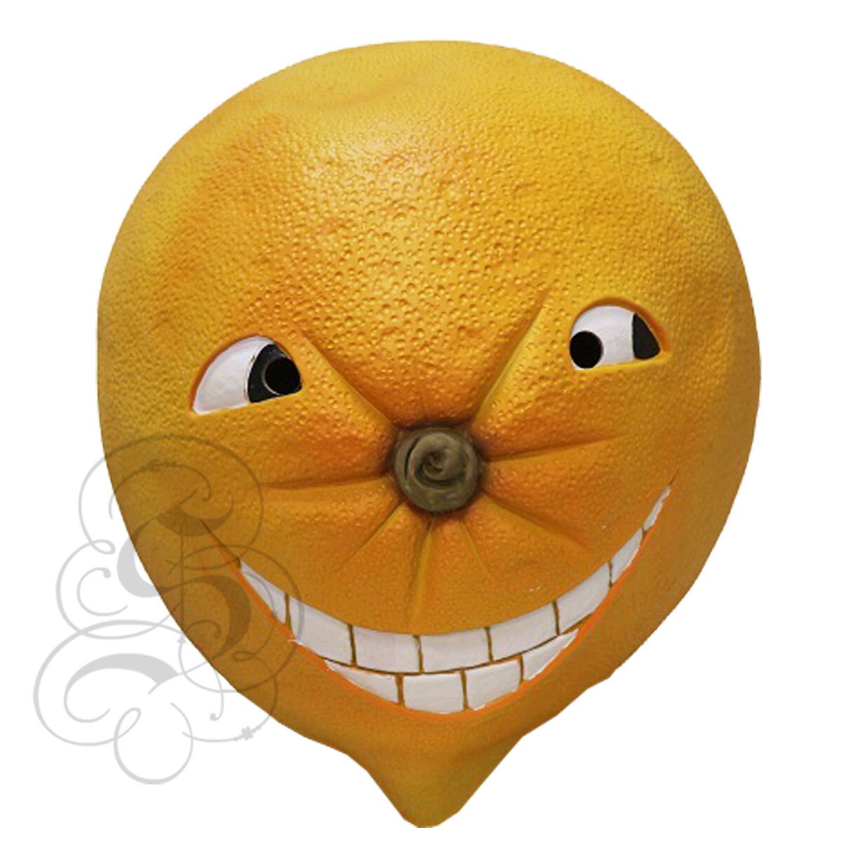 Latex Grumpy Orange Fruit Head Mask for Halloween Cosplay - Etsy UK