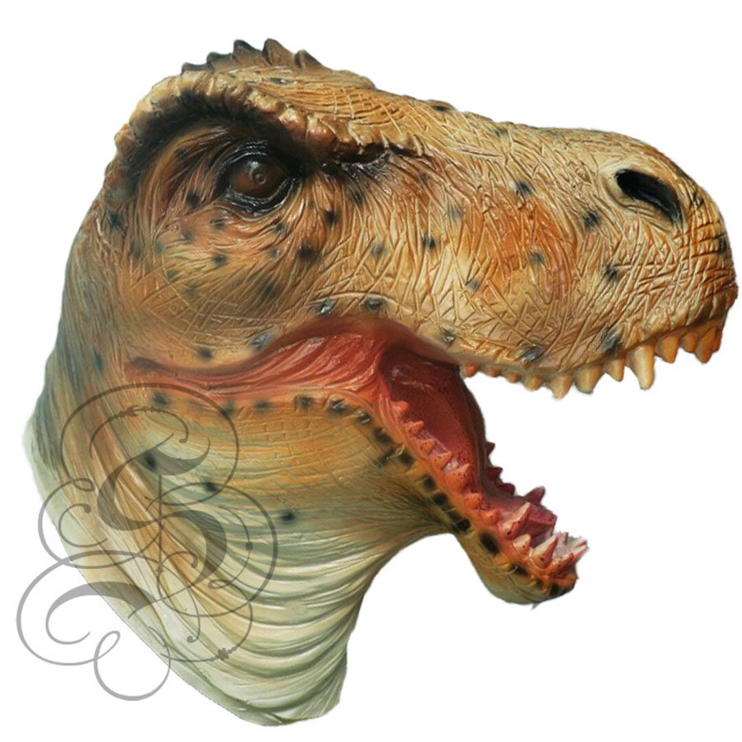 Deluxe Latex Animal Tyrannosaurus T-rex Dinosaur for Cosplay Halloween ...