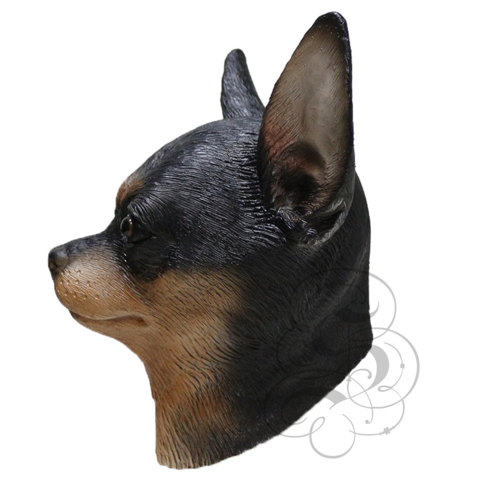 Deluxe Latex Animal Chihuahua Dog Mask for Cosplay Halloween | Etsy UK