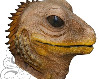 Deluxe Latex Realistic Animal Reptiles Lizard Chameleon Mask | Etsy