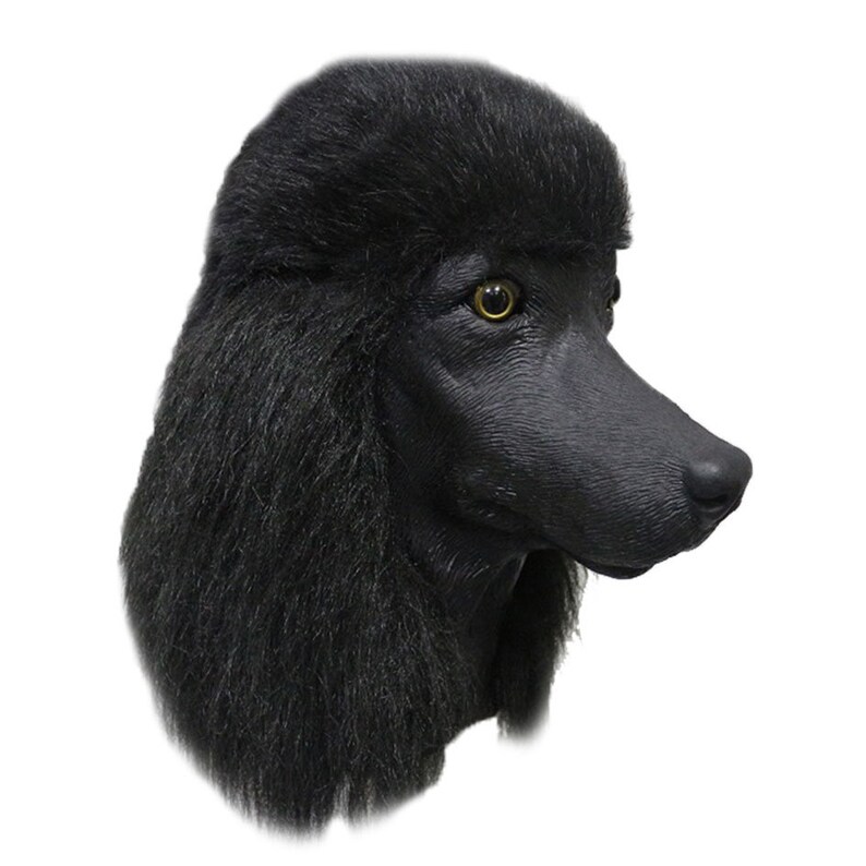 Latex Realistic Poodle Border Collie Dalmatian GSD Dog Mask | Etsy UK