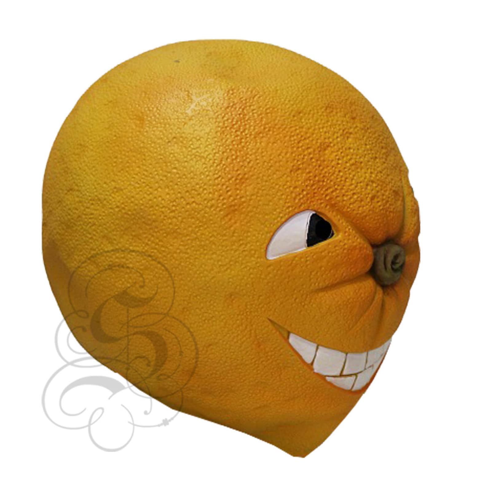 Latex Grumpy Orange Fruit Head Mask for Halloween Cosplay - Etsy UK