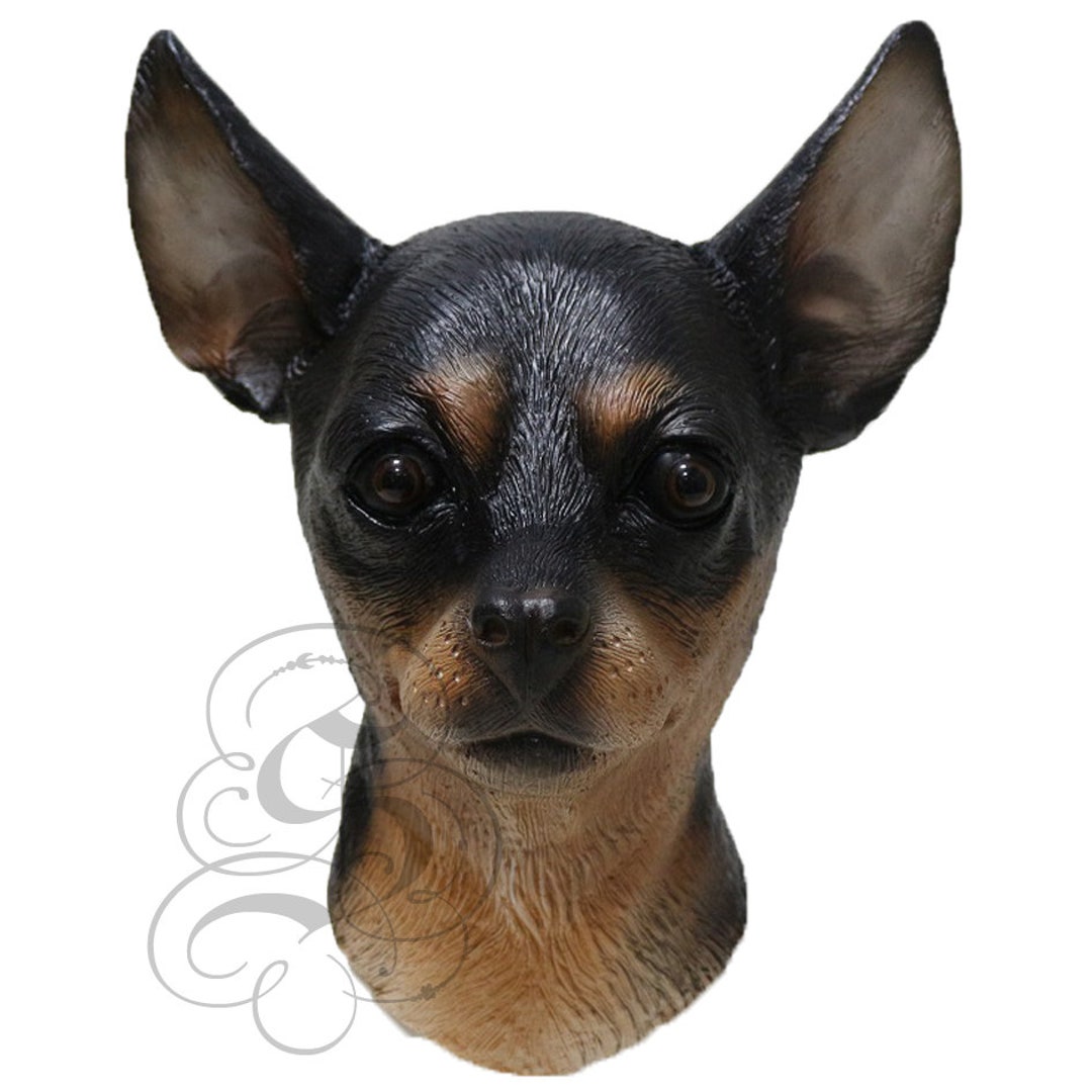 Deluxe Latex Animal Chihuahua Dog Mask for Cosplay Halloween - Etsy UK