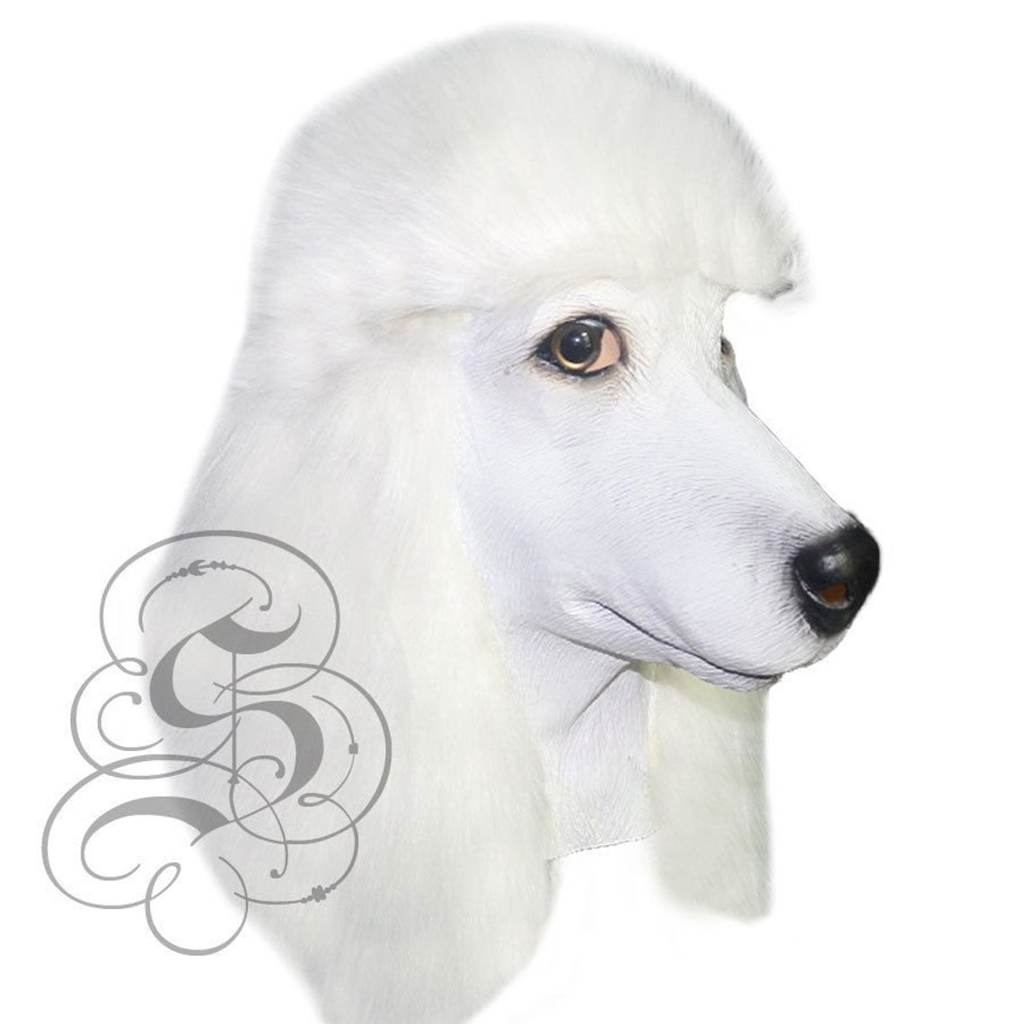 Latex Realistic Poodle Border Collie Dalmatian GSD Dog Mask - Etsy UK