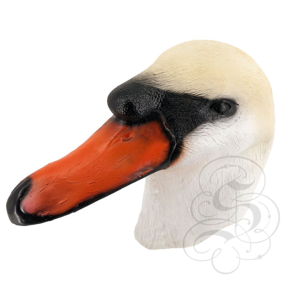 Latex Realistic White Swan Waterfowl Full Head Prop Cosplay - Etsy
