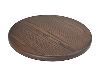 Lazy Susan 12 Inch Round Solid Oak Wood With Swivel Unfinished Low ...