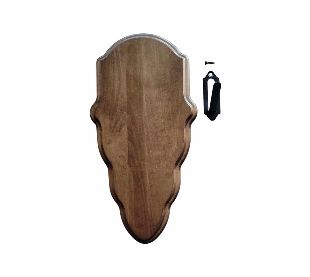 Deer Skull Mount Face Plate With Mounting Hardware, European Style ...
