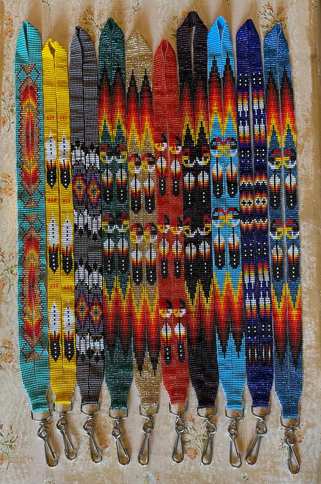 Authentic Indigenous Made Loom Beaded Lanyards Made in - Etsy