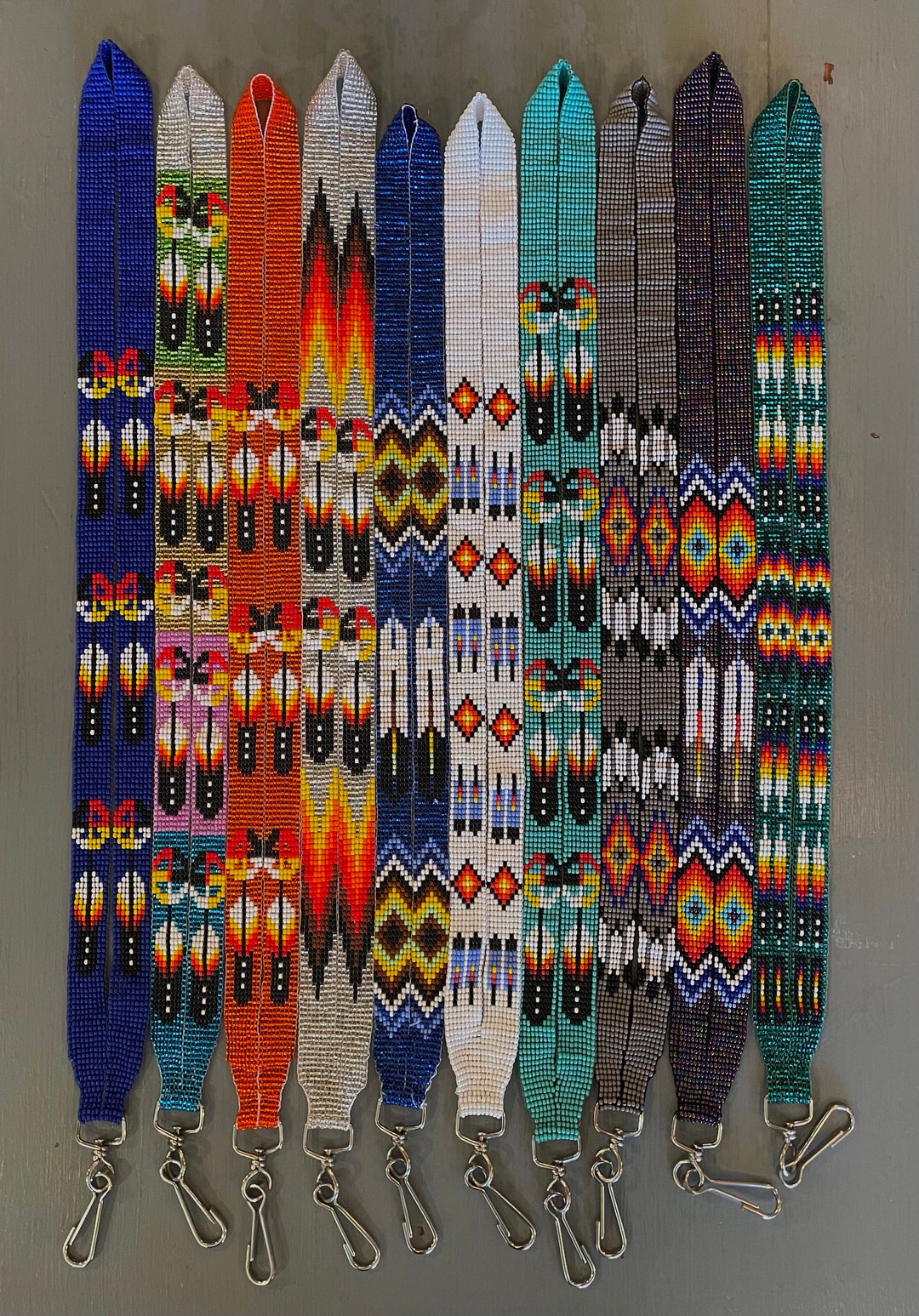 Loom Beaded Lanyards Indigenous Designed - Etsy