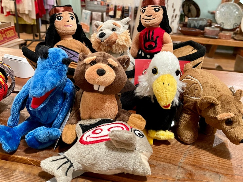 Northwest Coast Native American Finger Puppets Indigenous - Etsy