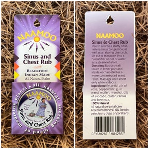 Authentic Native Made Balms for Children; Naamoo; Blackfeet Made: Red ...