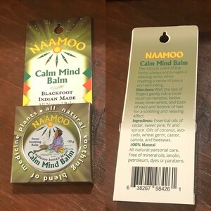 Authentic Native Made Balms for Children Naamoo Blackfeet Made: Red ...