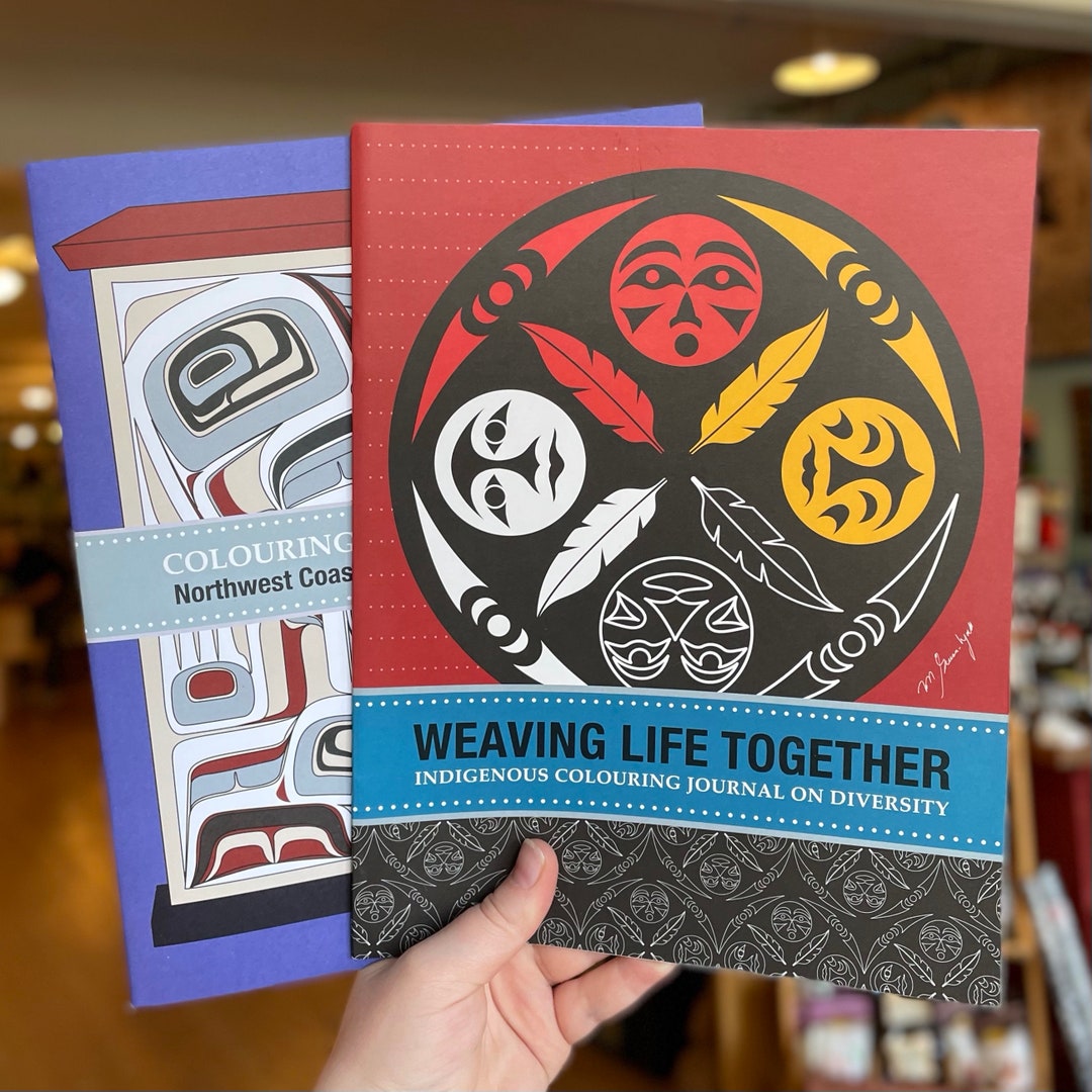 Native Northwest Authentic Native Designed Adult Coloring Books - Etsy