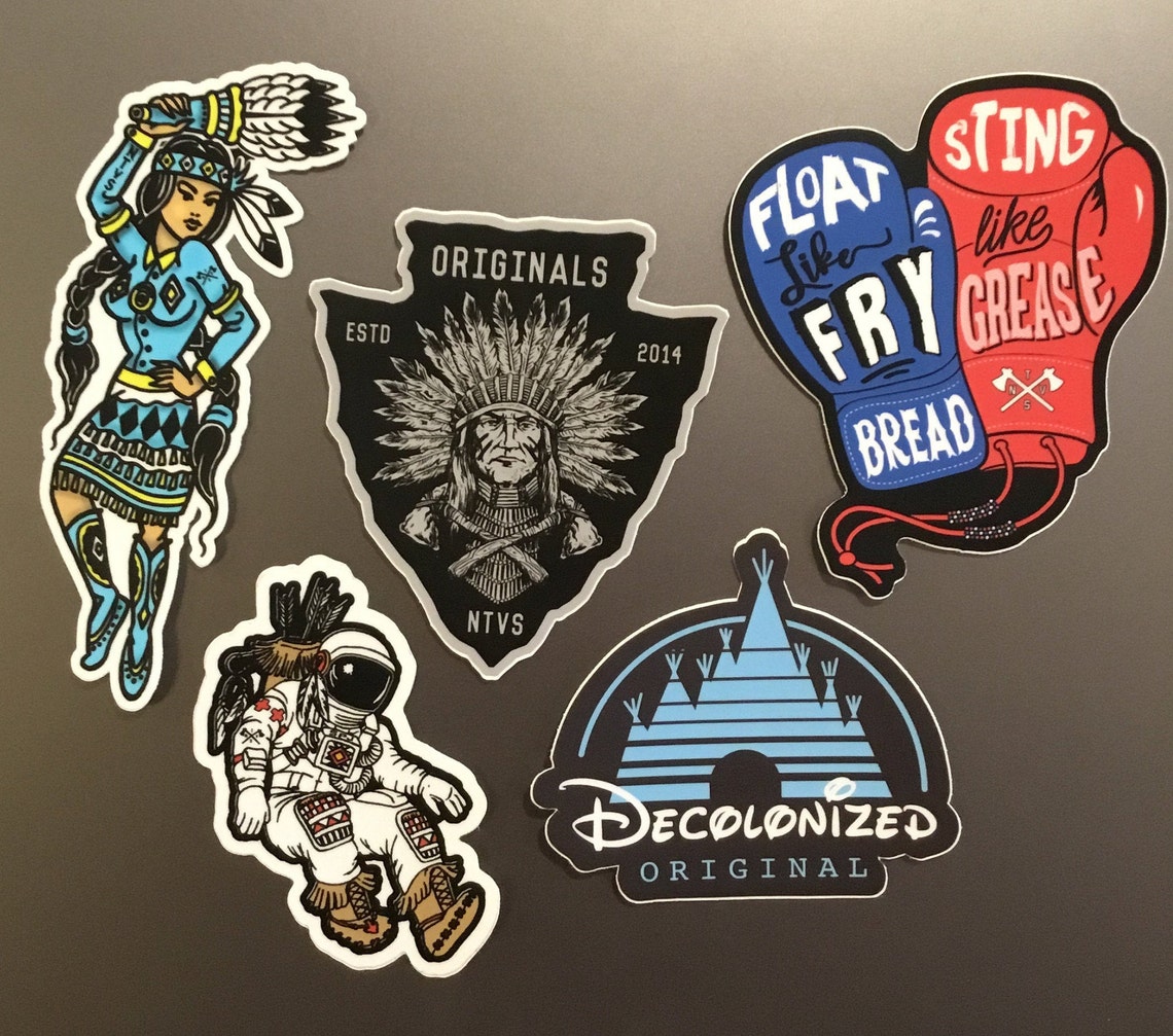 Authentic Native Made Stickers Indigenous Pop Art Stickers | Etsy