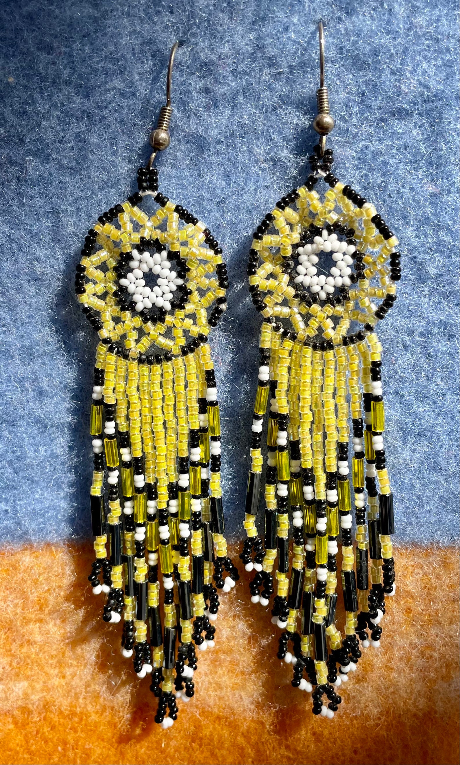 Native Made Beaded Earrings Made by Cree Descendant - Etsy