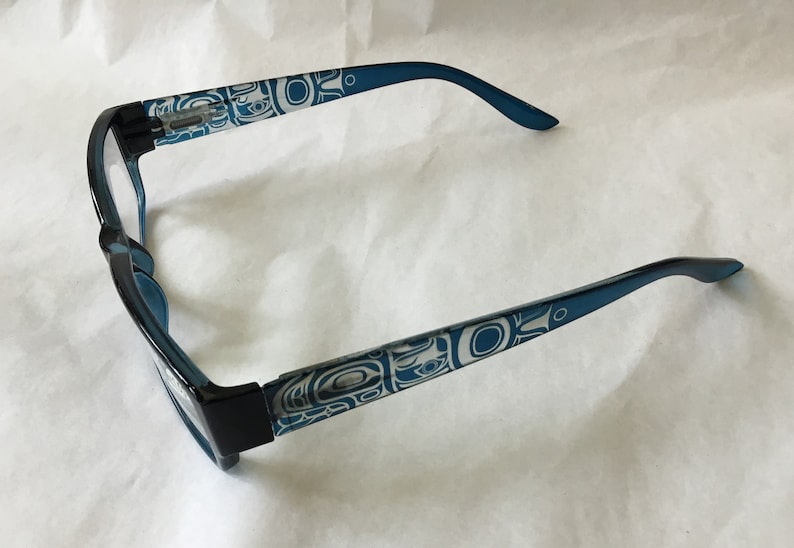 Native Northwest Tribal Design Reading Glasses; Native Made - Etsy