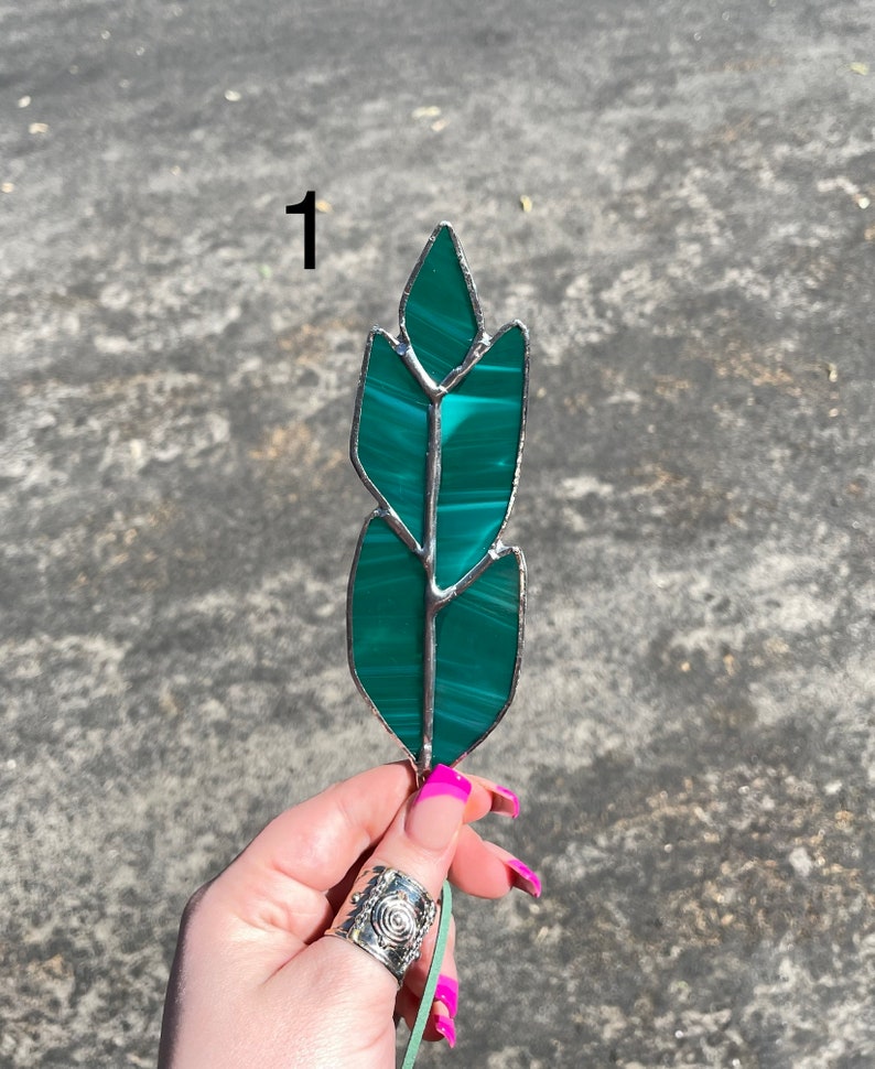 Suncatcher Feathers Stainglass Made by Apache Descendant - Etsy