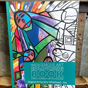 Indigenous Art Coloring Book With Colored Pencils - Etsy