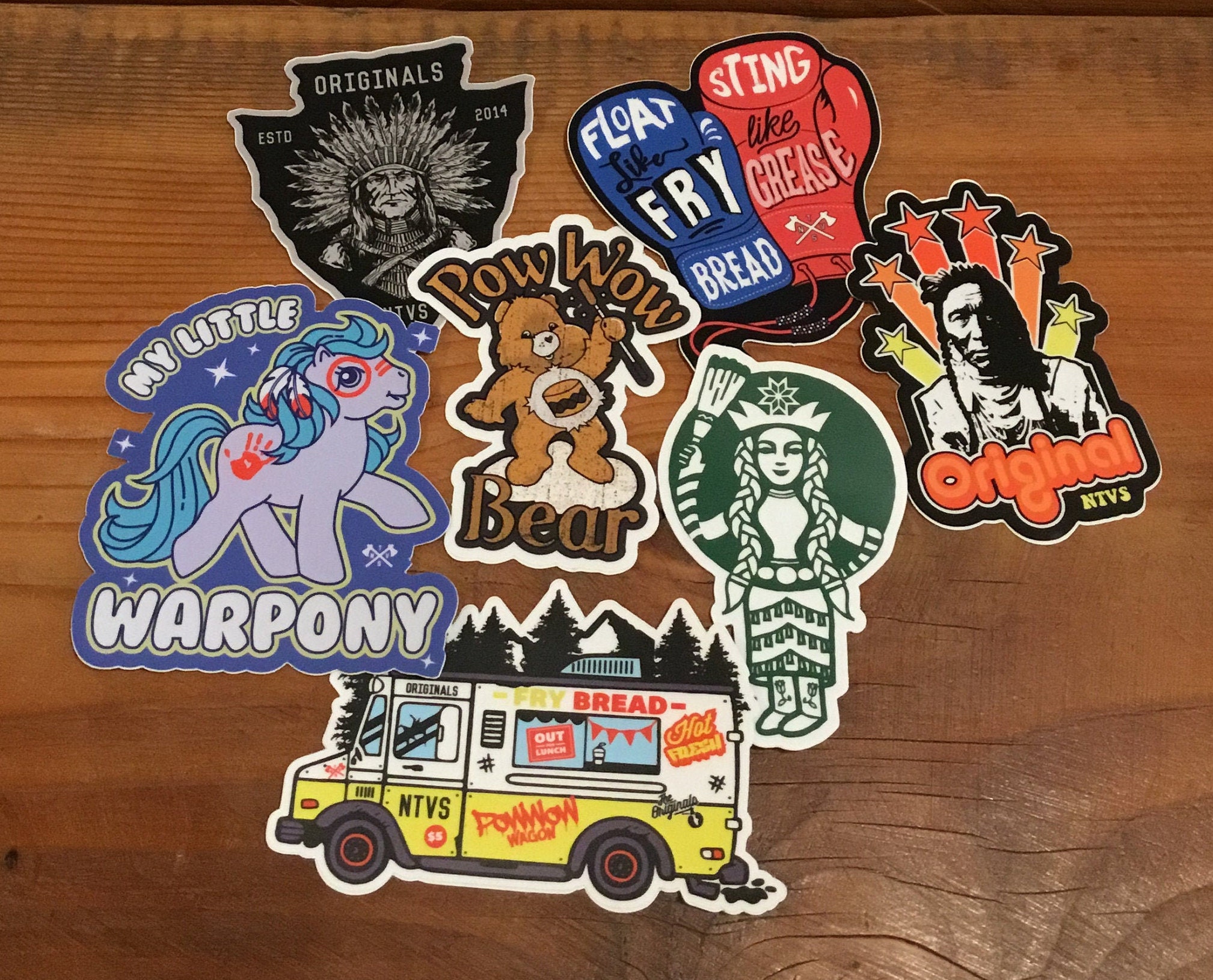 Authentic Native Made Stickers Indigenous Pop Art Stickers | Etsy